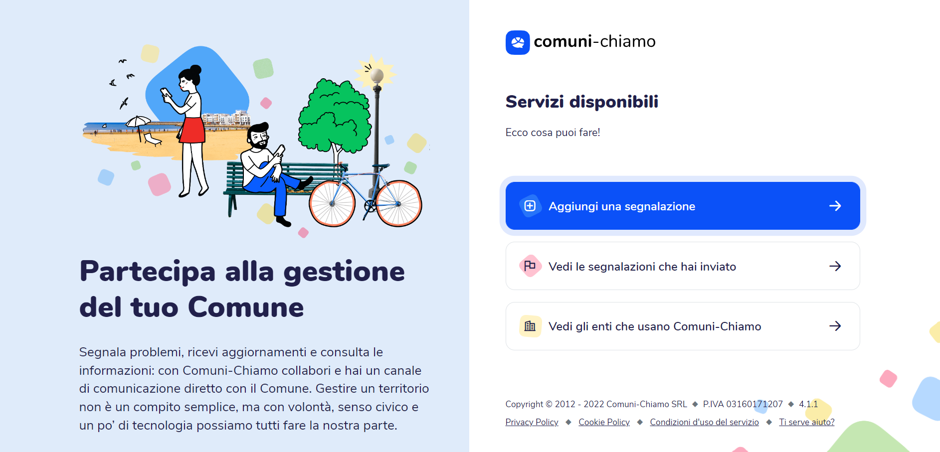 La nuova piattaforma web per inviare segnalazioni al tuo Comune è online! - Comuni-Chiamo